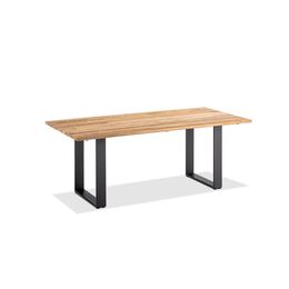 Niehoff Noah Tisch Profilkufe Aluminium/Teak 160x95 cm bis 260x95 cm