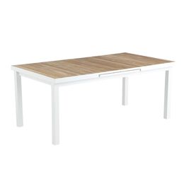 Niehoff Nantes Ausziehtisch Aluminium/Teak 180/240x100 cm