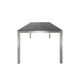 solpuri Classic Edelstahl Tisch 300x100 cm mit 2-tlg. Tischplatte