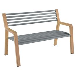 Fermob SOMERSET Bank Aluminium/Teak 122x62x82 cm