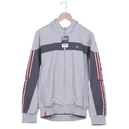 Adidas Herren Kapuzenpullover, grau, Gr. 52