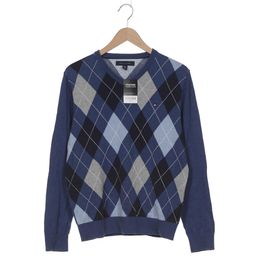 Tommy Hilfiger Herren Pullover, blau, Gr. 48