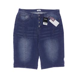 sheego Damen Shorts, blau, Gr. 46