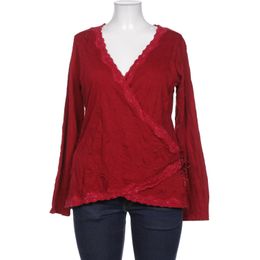 Ulla Popken Damen Bluse, rot, Gr. 42