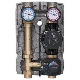 HEIMA-PRESS Heizkreisset Easyflow DN 25 (1''), 3-Wege-Mischer mit Stellmotor ACC30, Grundfos UPM3 Hybrid 25-70