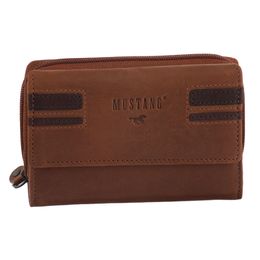 Geldbörse Mustang "Asti", braun, Leder, Kleinlederwaren, Wallet, Gelbörse, Purse, Money Purse