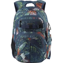 Schulrucksack Nitro "Chase" Gr. B/H/T: 37cm x 51cm x 23cm, bunt (tropical) Kinder Rucksäcke Alltagsrucksack, Rucksack für Freizeit, Schule, Arbeit und Reise