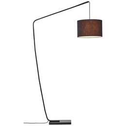 Bogenlampe Brilliant "Daria" Lampen Gr. Ø 40 cm Höhe: 210 cm, schwarz Bogenstandleuchte 2,1m