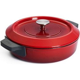 Kasserolle Woll "Iron" Töpfe Gr. 3,7 l + Ø 28cm + Höhe 7cm, rot Ø 28 cm, Induktion