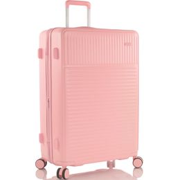 Hartschalen-Trolley Heys "Pastel, 76 cm" Gr. B/H/T: 51 cm x 76 cm x 30 cm 109 l, rosa (blush) Koffer Hartschalen-Koffer Reisegepäck TSA Schloss Volumenerweiterung