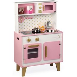 Spielküche Janod "Candy Chic" Spielküchen rosa (rosa, goldfarben) Kinder mit Licht und Sound; FSC- schützt Wald - weltweit