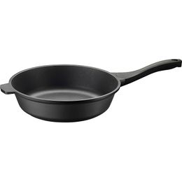 Pinti Inox Schmorpfanne PINTINOX "Pro" Pfannen Gr. Ø 28cm, Volumen 3,5 Liter, schwarz 3-lagige Antihaftbeschichtung, Induktionsgeeignet