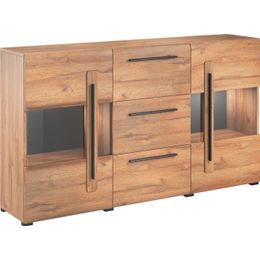 Sideboard Inosign "Tulsa" Sideboards Gr. B/H/T: 180cm x 103cm x 39cm, 3 St., braun (alteichefarben/alteichefarben)