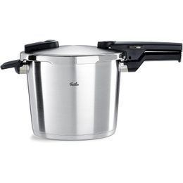 Schnellkochtopf Fissler "Vitaquick Premium" Töpfe Gr. 6 l + Ø 22cm + Höhe 22cm, silberfarben Premium Qualität – Made in Germany