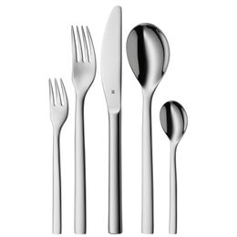 Besteck-Set WMF "Atria" Essbesteck-Sets Gr. 60 tlg., silberfarben (edelstahlfarben) poliert