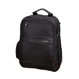 Laptoprucksack LIGHTPAK "Echo 1" Gr. B/H/T: 35 cm x 45 cm x 16 cm, schwarz Herren Rucksäcke