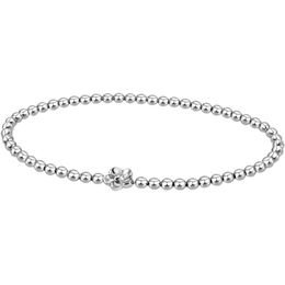 Armband Firetti "Schmuck Geschenk Silber 925 Armschmuck Armkette Blume" Armbänder Gr. Silber 925 (Sterlingsilber), silberfarben (silberfarben, kristallweiß, kristallweiß) Damen mit Zirkonia (synth.)