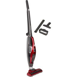 Hanseatic Akku-Hand-und Stielstaubsauger "2-in 1, HVSF21150RKC, beutellose Zyklontechnologie", rot (dunkelrot), B:20cm H:110cm T:27cm, Akkusauger, keine Saugkraftverluste,faltbarer Griff, besonders leicht