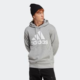 Kapuzensweatshirt adidas Sportswear "M BL FT HD" Gr. XL, grau (medium grey heather) Herren Sweatshirts