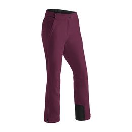 Skihose Maier Sports "Steffi Slim" Gr. 38, Normalgrößen, pink (magenta), Damen, 100% Polyester, Hosen, Damen Schneehose,atmungsaktiv, wind/wasserdicht, Slim Fit