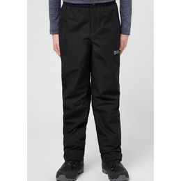 Outdoorhose Jack Wolfskin "SNOWY DAYS PANTS K" Gr. 176, Normalgrößen, schwarz Kinder Hosen