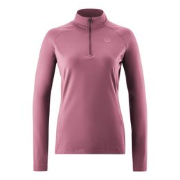 Radtrikot Gonso "Essential Jersey Longsleeve W" Gr. 34, lila (flieder) Damen Trikots Fahrradtrikot langarm, Midlayer Trikot