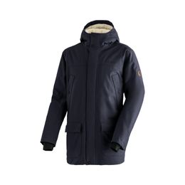 Funktionsjacke Maier Sports "SENNE" Gr. 48, blau (dunkelblau), Herren, 100% Polyester, Jacken, Herren Outdoor-Jacke, wind/wasserdicht, 6 geräumige Taschen