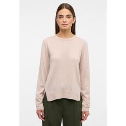 Strickpullover Eterna, Damen, Gr. L, beige, 100% Wolle (Merino), casual, normal, Pullover