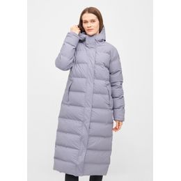 Wintermantel Derbe "Interholm" Gr. 38, lila (lavender gray), Damen, Obermaterial: 100% Polyester; Füllung: 100% Polyester; Futter: 100% Polyester, Mäntel, PVC und PFC frei, wasserabweisend, winddicht, gefüttert, Kapuze