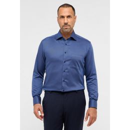 Langarmhemd Eterna "MODERN FIT" Gr. 39, Normalgrößen, blau (denim) Herren Hemden