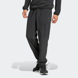 Sporthose adidas Sportswear "M CE Q4 PT", Herren, Gr. L, N-Gr, schwarz, Obermaterial: 100% Polyester, sportlich, Hosen