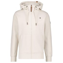 alife and kickin Kapuzensweatjacke ALIFE & KICKIN "TrasherAK A Hooded Sweat Jacket Herren Kapuzensweatjacke" Gr. L, weiß (chalk) Herren Sweatjacken