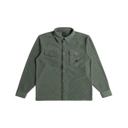 Flanellhemd Billabong "FURNACE PLAIN FLANNEL" Gr. L, N-Gr, fern, Herren, Obermaterial: 100% Polyester, Hemden