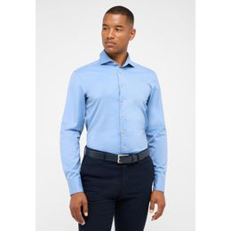 Langarmhemd Eterna "SLIM FIT" Gr. 38, Normalgrößen, blau (mittelblau) Herren Hemden