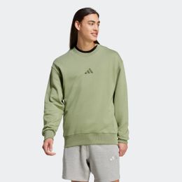 Sweatshirt adidas Sportswear "M A SZN FT CRW" Gr. XXXL, grün (tent green) Herren Sweatshirts