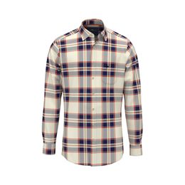 Karohemd Fynch-Hatton Gr. 4XL, N-Gr, orange (flame) Herren Hemden mit klassischem Button-Down-Kragen