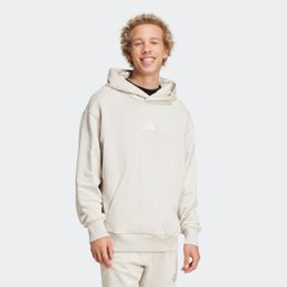 Kapuzensweatshirt adidas Sportswear "M A SZN FT HD" Gr. XXL, silberfarben (aluminium) Herren Sweatshirts