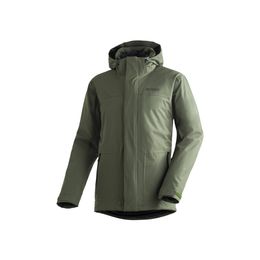 Funktionsjacke Maier Sports "Peyor 3in1" Gr. 46, grün (moosgrün) Herren Jacken 3-in-1-Jacke, windwasserdicht, RV-Taschen und Kapuze