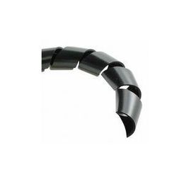 Alpha Wire Spiralumh&uuml;llung, 16 127mm, Polyethylen, 30m, Schwarz - SW44 BK005