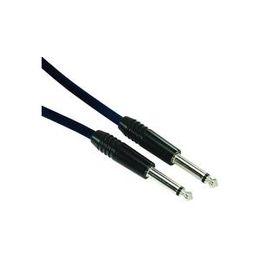 Contrik Audiokabel, Mono, Klinkenstecker 6.35 mm - Klinkenstecker, 6.35 mm, 600mm - NPK06-BL