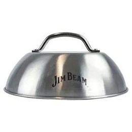 Deckel Jim Beam BBQ Gr. Ø 22cm, silberfarben (edelstahlfarben) Grillhaube Ø 22 cm