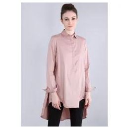 Longbluse Imperial "IMP-C ED3ABF" Gr. XL (42), rosa (quarzo), Damen, Web, Obermaterial: 79% Baumwolle, 18% Polyamid, 3% Elasthan, Blusen, glockenförmige Long-Form