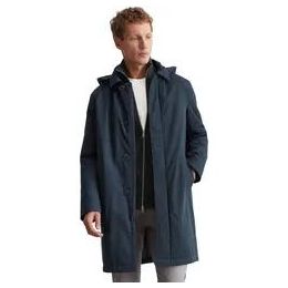 Marc O'Polo Trenchcoat MARC O'POLO "wattiert und wasserabweisend" Gr. S, blau Herren Mäntel