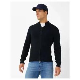 Strickjacke Brax "Style JOHN" Gr. M, blau (dunkelblau) Herren Strickjacken