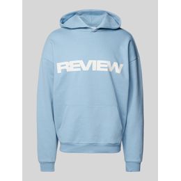 Review Hoodie mit Kapuze