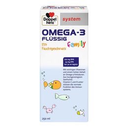 Doppelherz system Omega-3 family flüssig