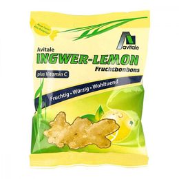 Avitale Ingwer Lemon Fruchtbonbons + Vitamin C