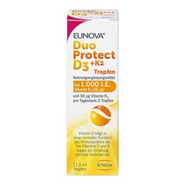 Eunova DuoProtect Vitamin D3+K2 1000IE/50UG