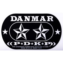 Danmar Drum Zubehör BassDrum Kickpad 210DKST, Double Pedal, Stars