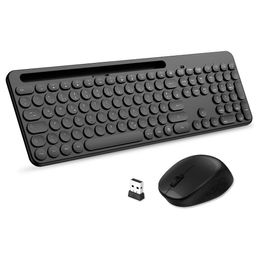 Simpletek Tastatur QWERTZ Deutsch Wireless M&K